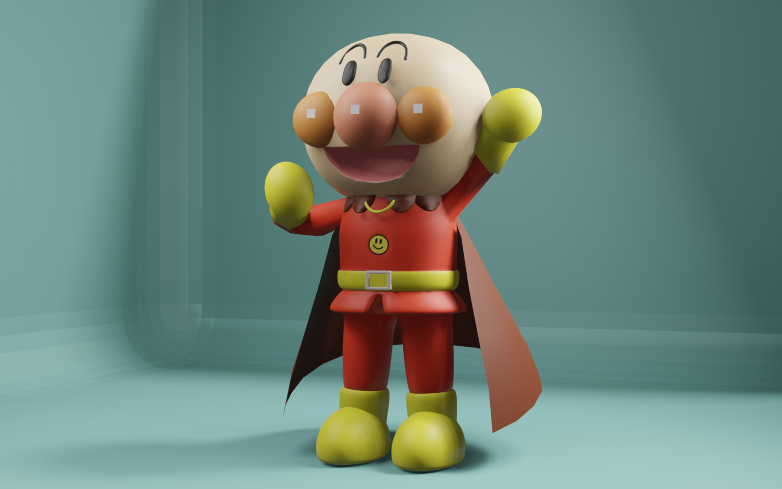 3DCG未経験の主婦が稼ぐ⑥｜アンパンマンを3Dモデリング | ponponbiyori