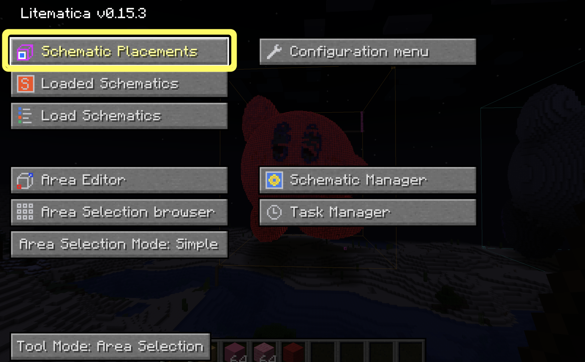 minecraftでカービィ作り｜Litematicaでブロック置き換え方法 | ponponbiyori